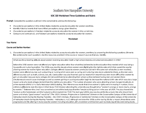 8-2 Short Paper - The Impact of Social and Cultural Lenses on Political ...