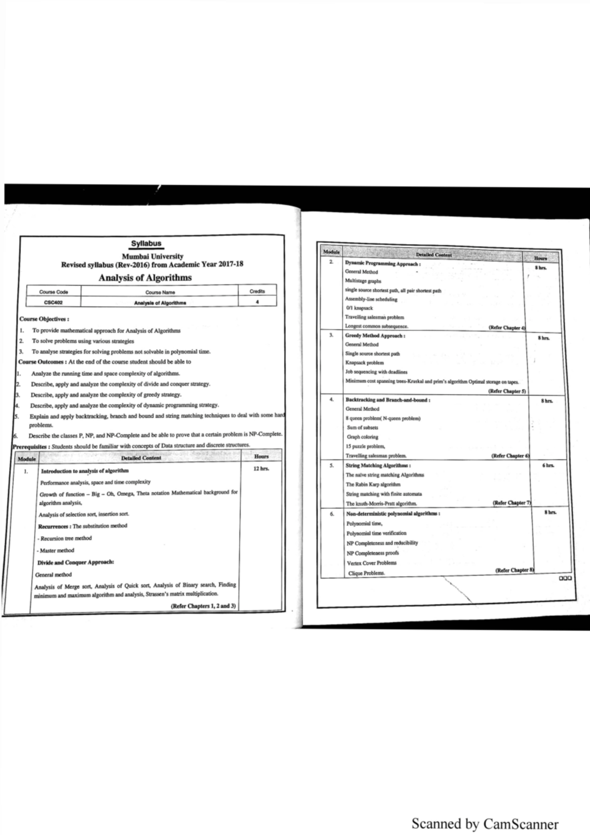 AOA OCR - Analysis of Algorithm TechNeo Scanned - Syllabus Mumbai ...