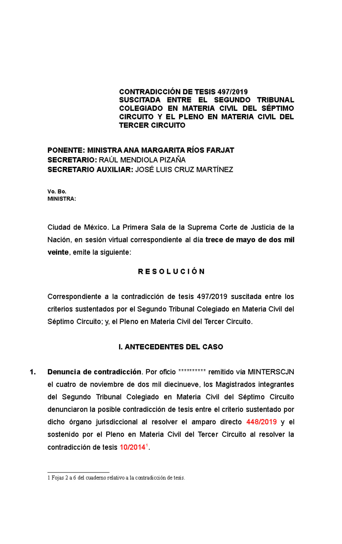 Engrose - AMRF - CT 497-2019 (modificación pensión alimenticia ...