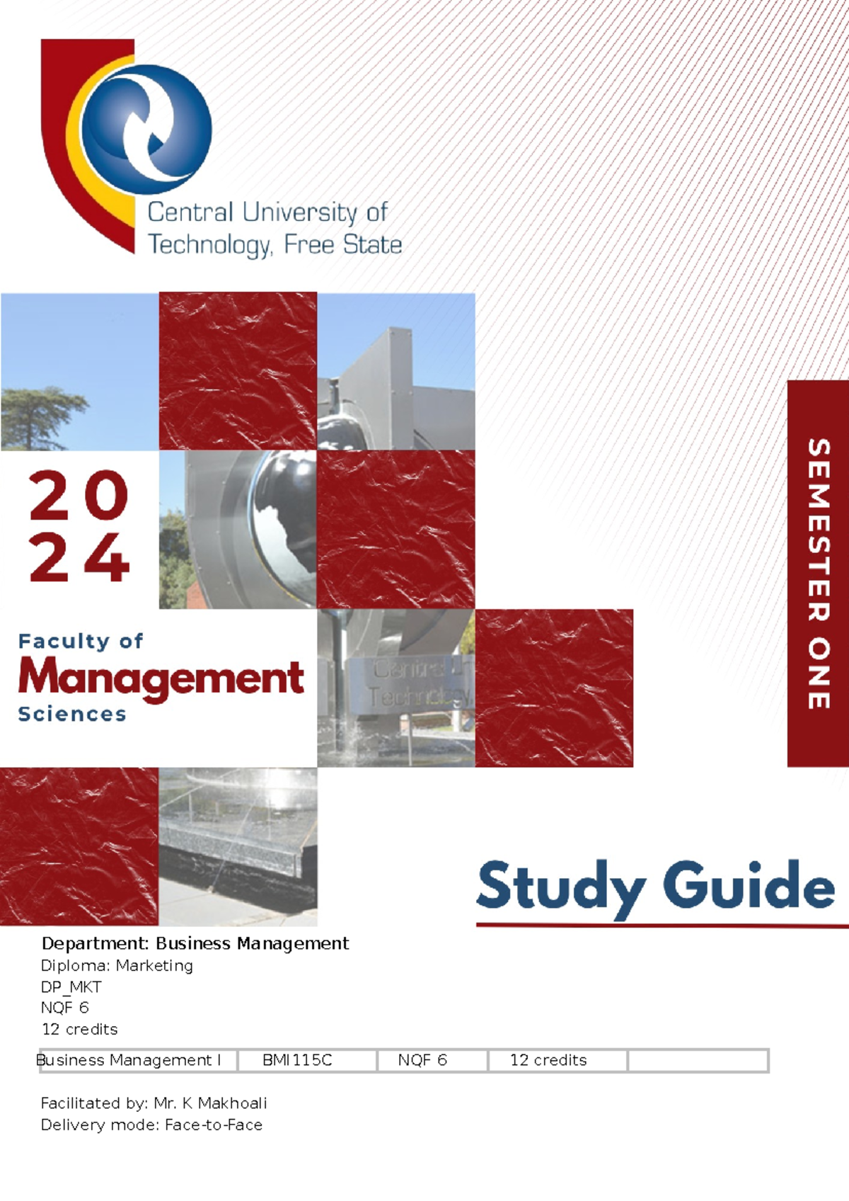 BMI115C study guide 2024 docx (003) - Department: Business Management ...