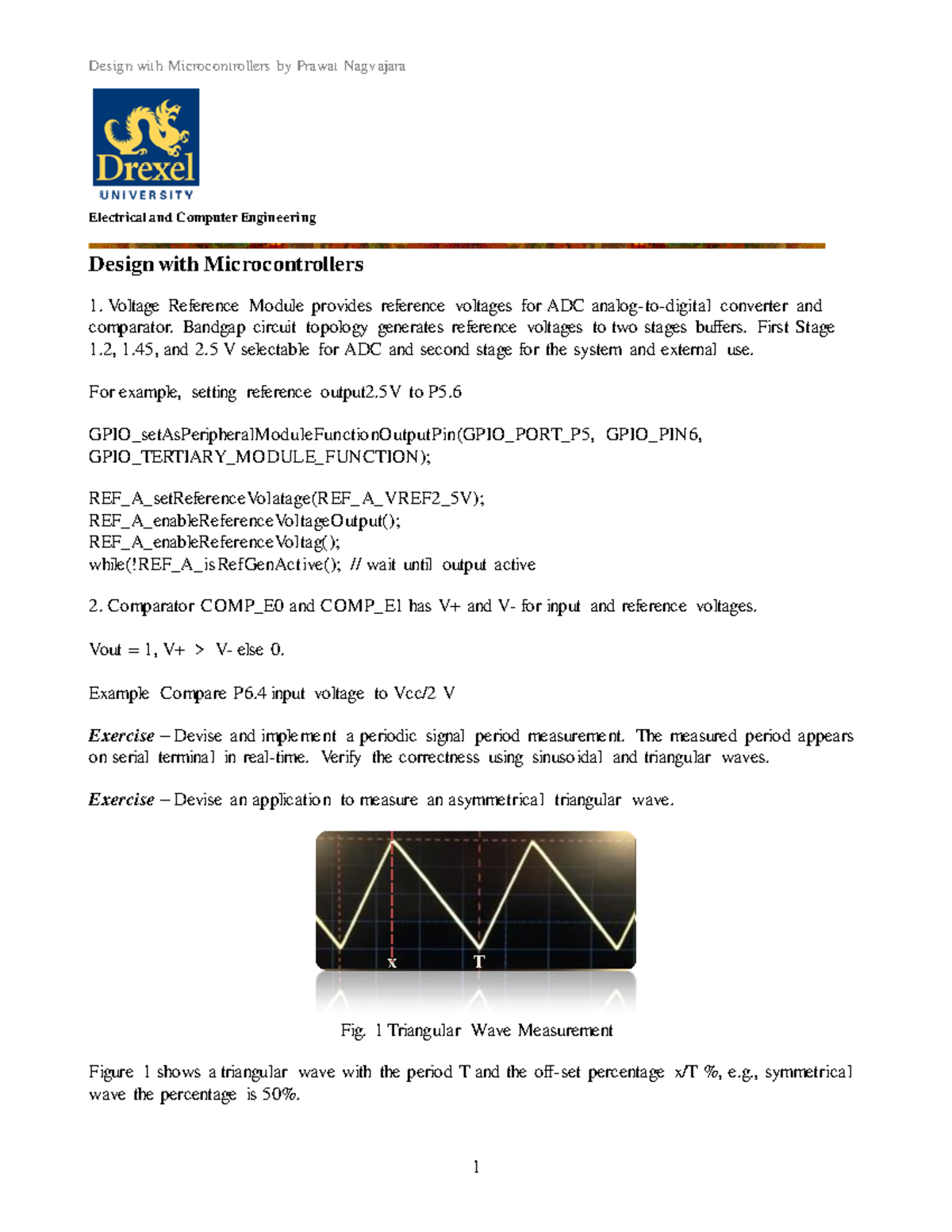 ECE-204 - Design with Microcontrollers CourseWork Notes and Material ...