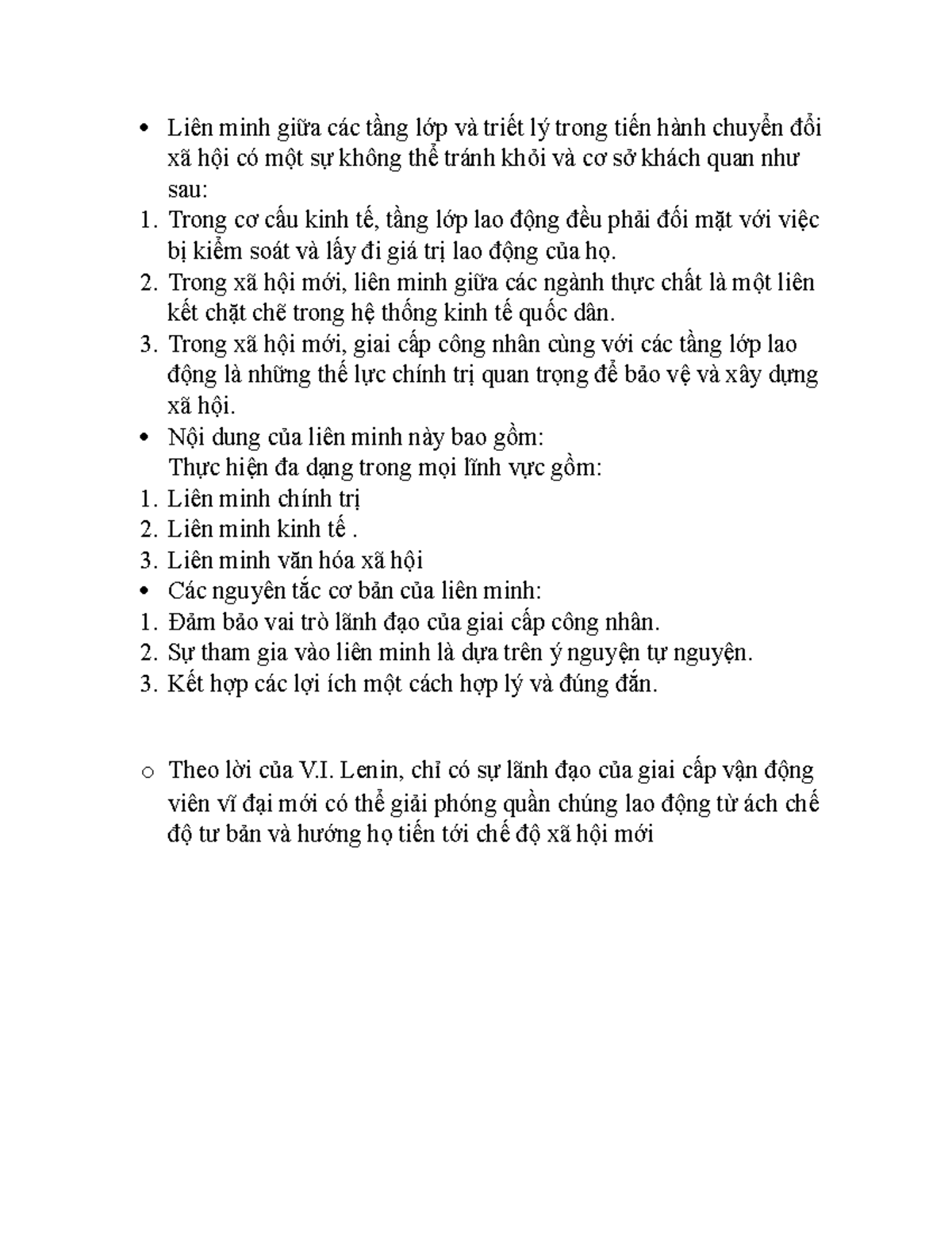 Lien minh giai cap - Học thuật - Liên minh giữa các tầng lớp và triết ...
