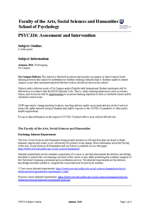 Appendix A PSYC324 - tutorial ppt topics - 1 PSYC324 ASSESSMENT AND ...