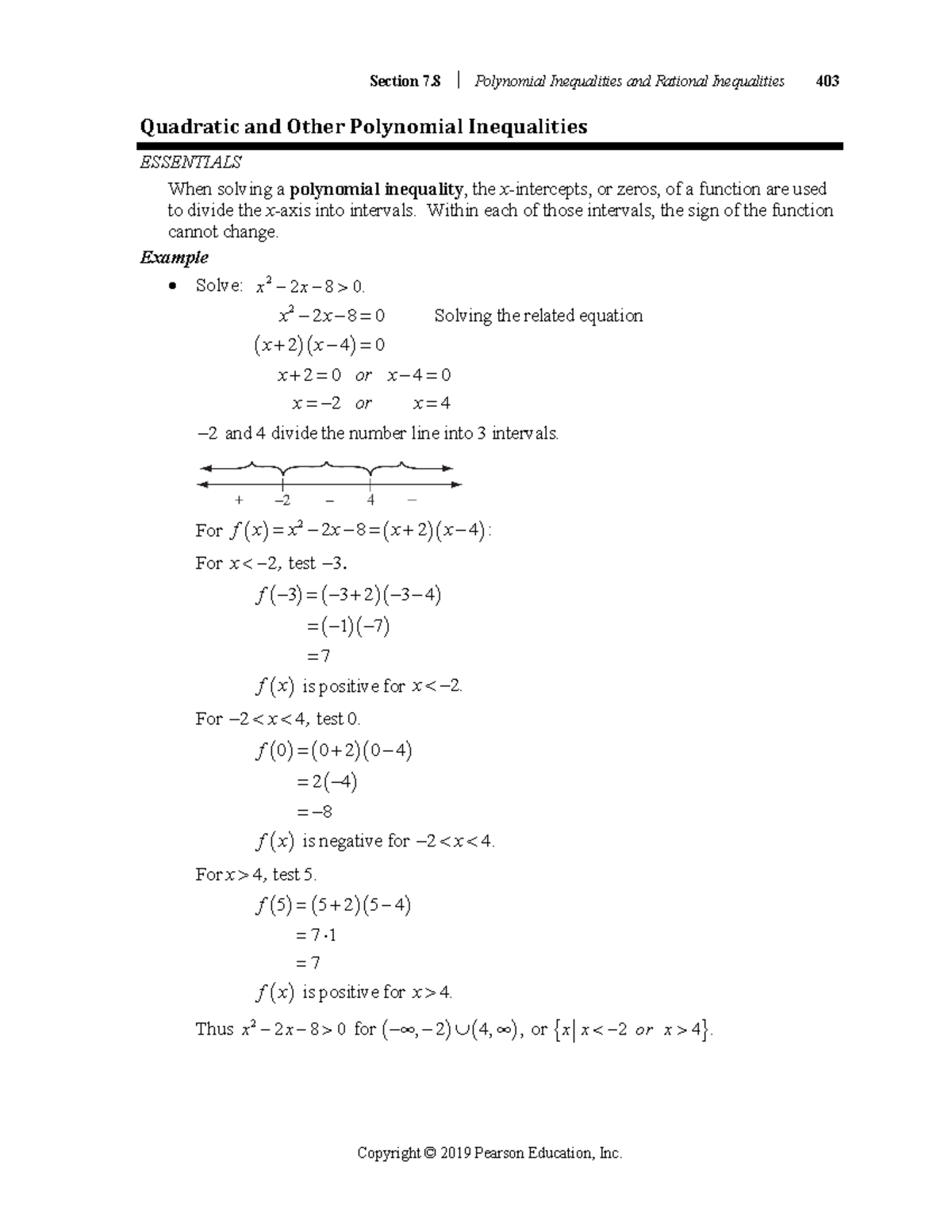 Section 7 - Practice materials. - ####### Quadratic and Other ...