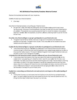 SCI 100 Module Three Activity Template - Use instructor feedback and ...