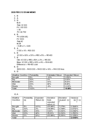 Formula sheet - CH 3 NP% X Total asset turnover X Financial levergae ...