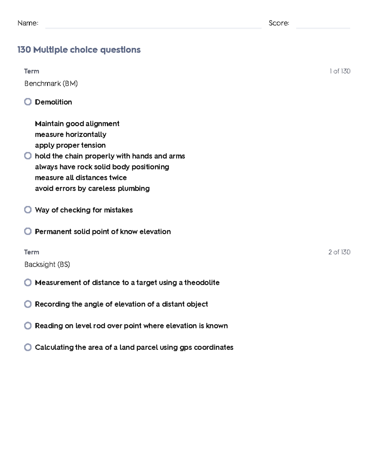 1 shi - the copyrights to the documents - Name: Score: 130 Multiple ...