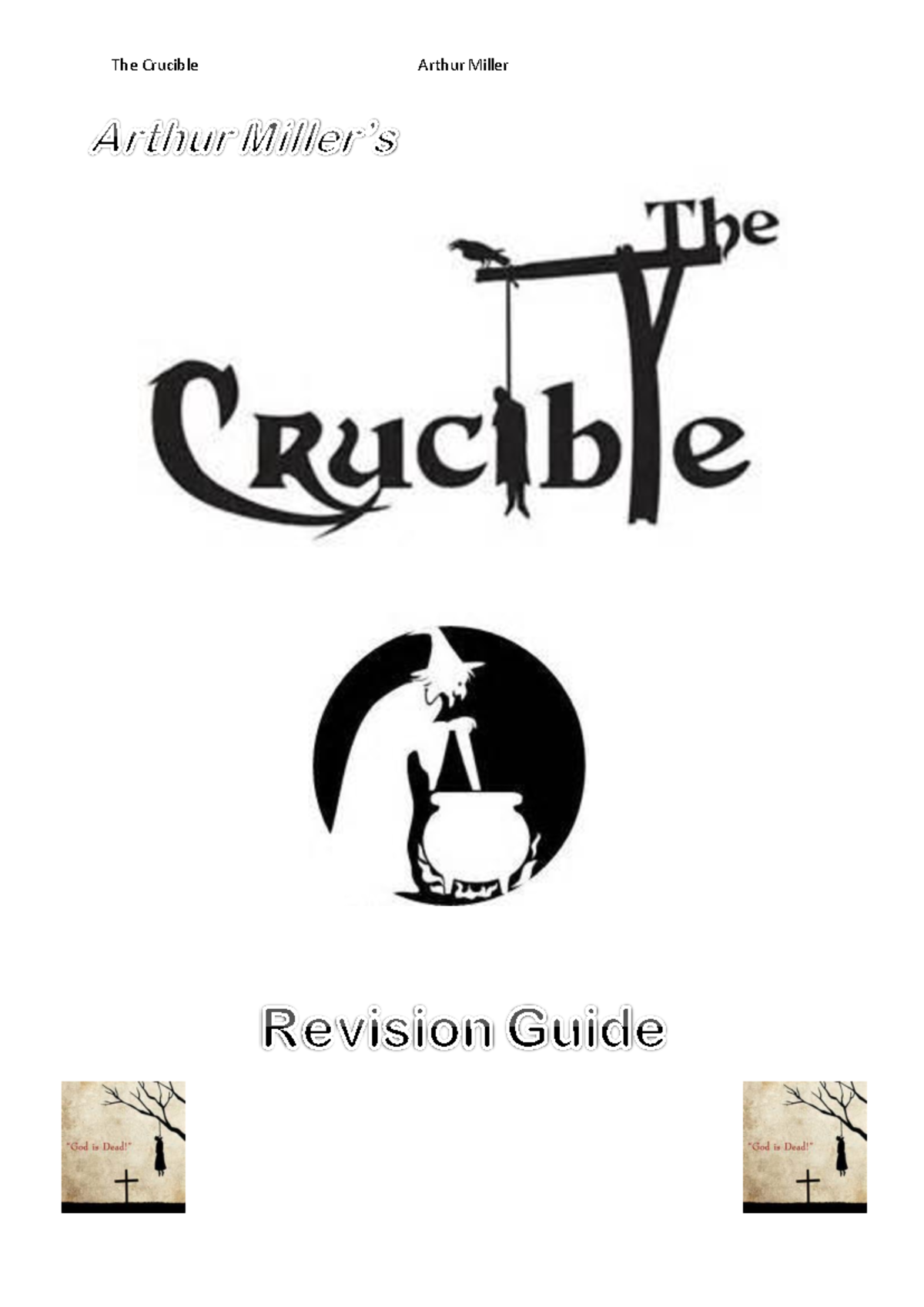 The Crucible Revision Guide - John Proctor Proctor is the main ...