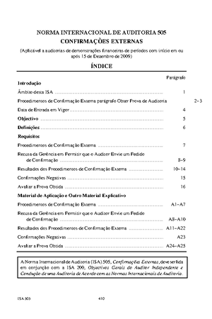 A024 2012 Iaasb Handbook ISA 501 PT - AUDITORIA NORMA INTERNACIONAL DE ...