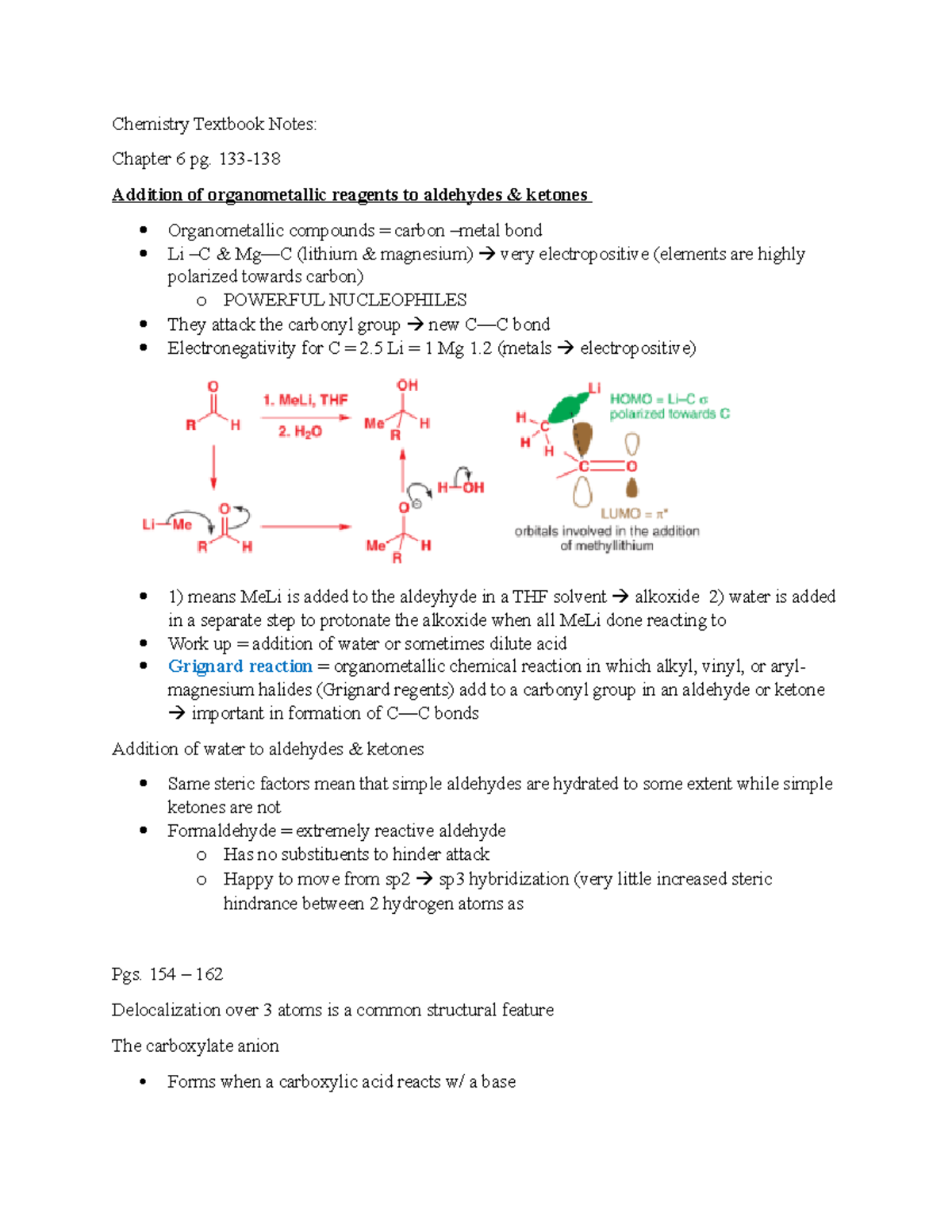 Chemistry Textbook Notes Exam 2 - Chemistry Textbook Notes: Chapter 6 ...