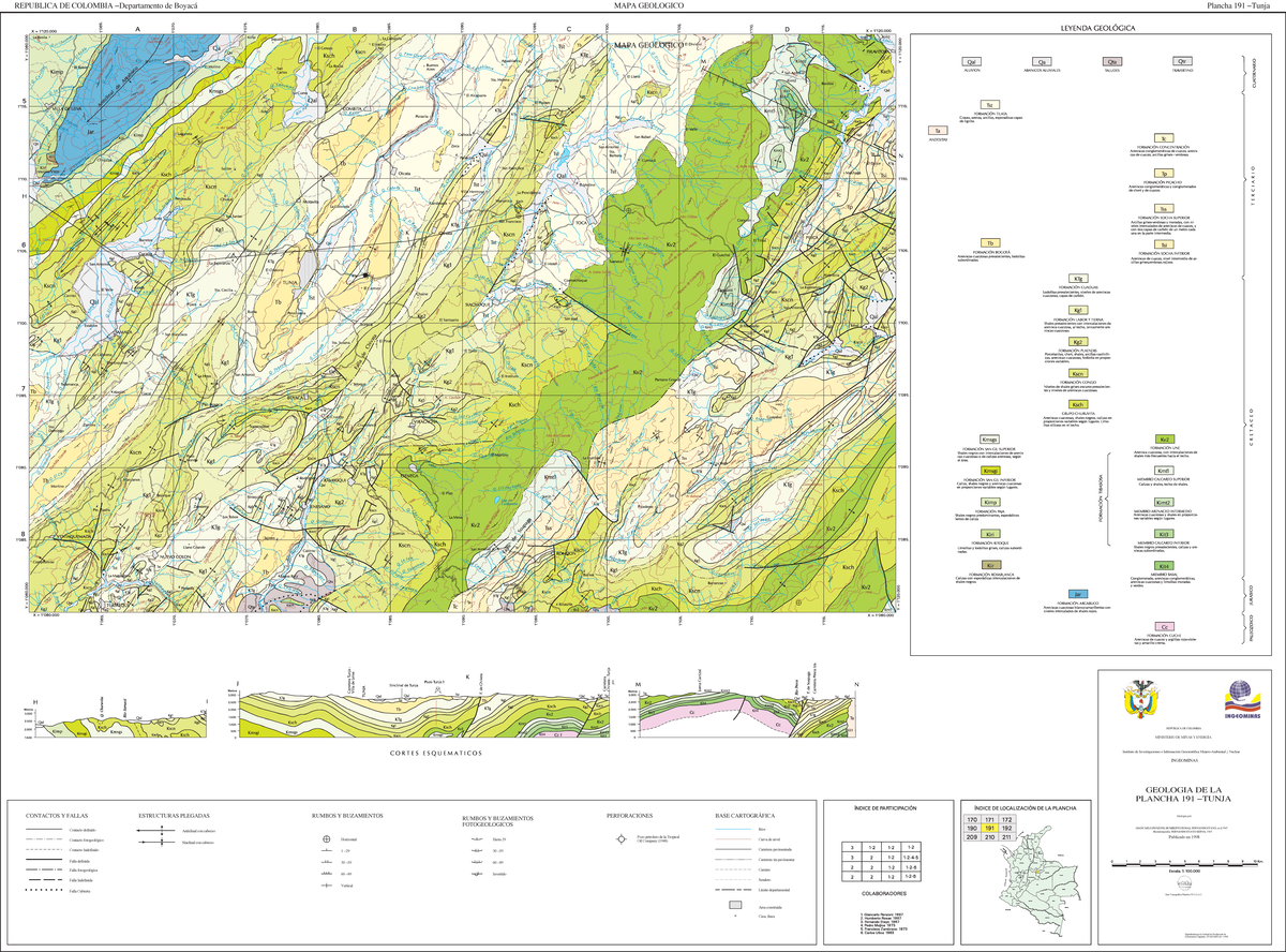 Vdocuments - Plancha 191-Tunja - 191 REPUBLICA DE COLOMBIA − ...