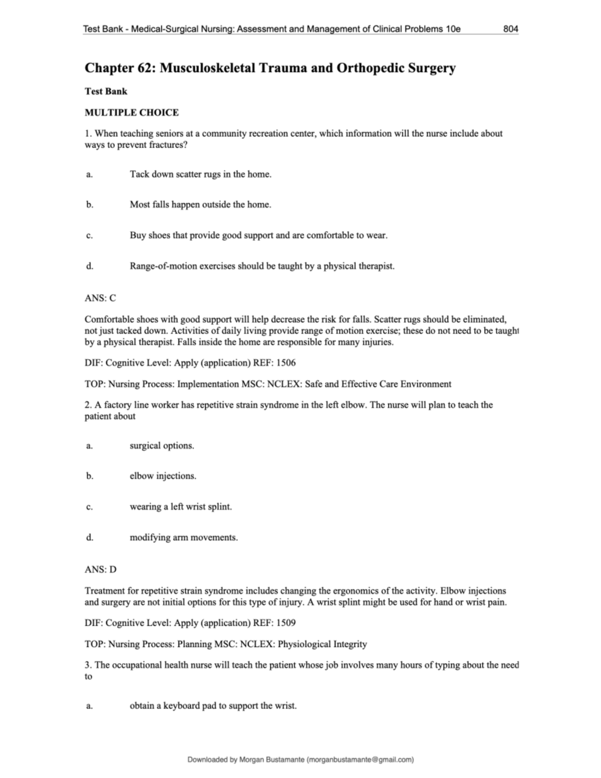 Ch 67 Lewis Test Bank .pdf NUR390 - Studocu