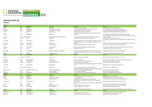 PTE Vocabulary List pdf - Advocate - (verb) to support or recommend ...