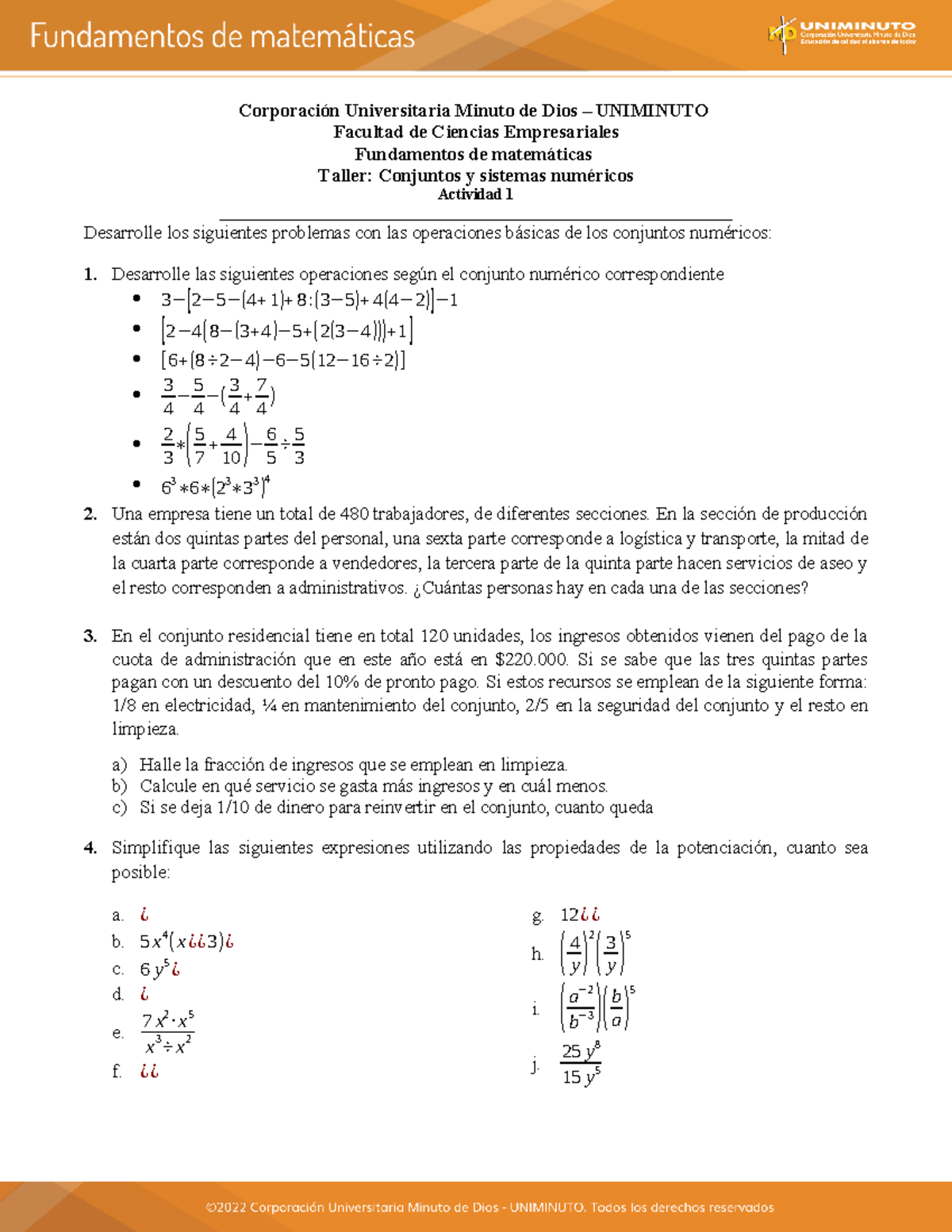 Uni1 act1 Tal Con sis num(NEW) - Corporación Universitaria Minuto de ...