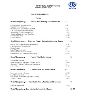 Commercial Cooking NC IV TR - COMMERCIAL COOKING NC IV TRAINING ...