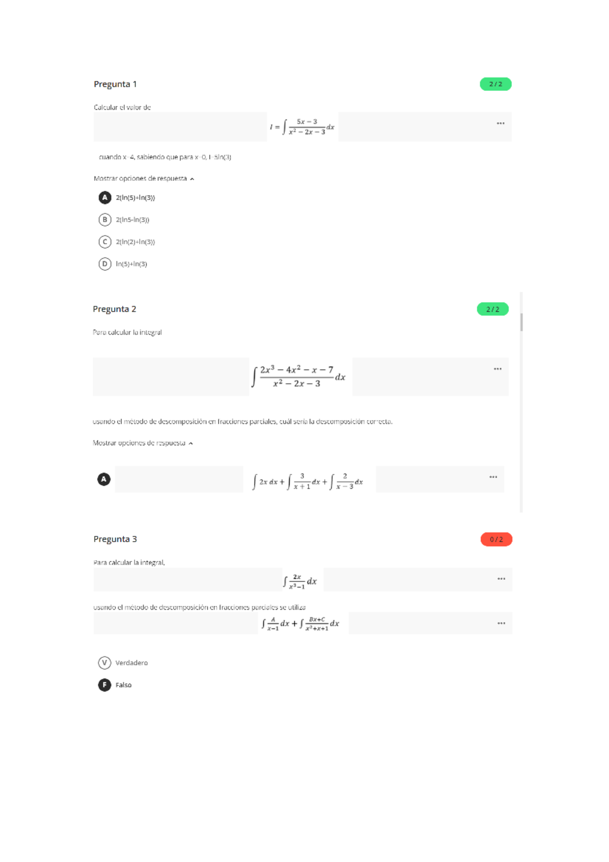 Calculo I T4 - Examen T4 - Cálculo 2 - Studocu