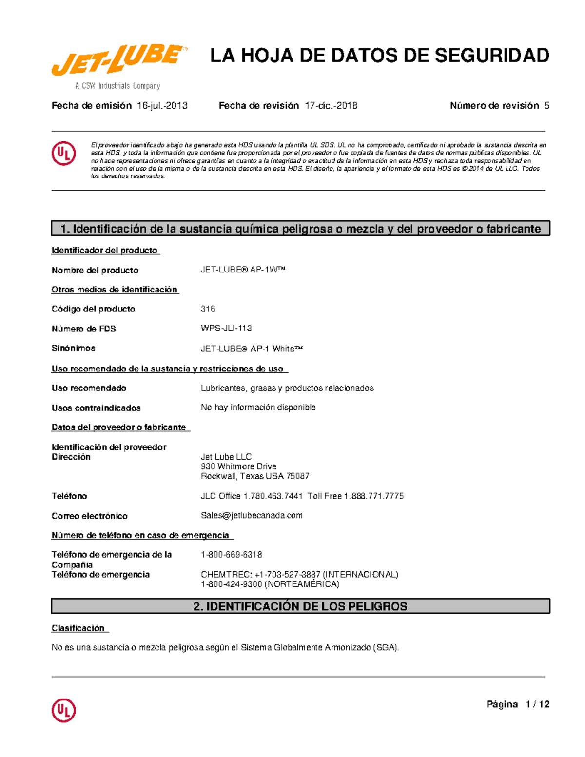 23. HDS-JET-LUBE AP-1-W - - Studocu