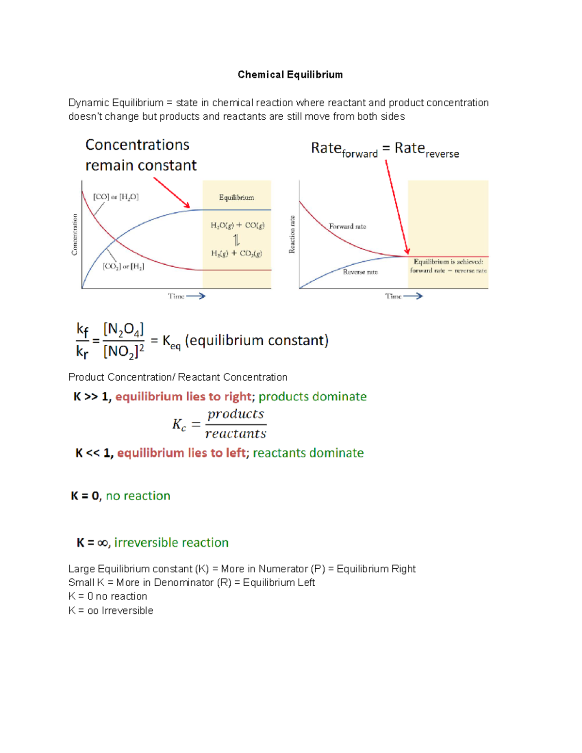 CHEM 108 Exam 3 - Whihenceiuneiucbeipr - Chemical Equilibrium Dynamic ...