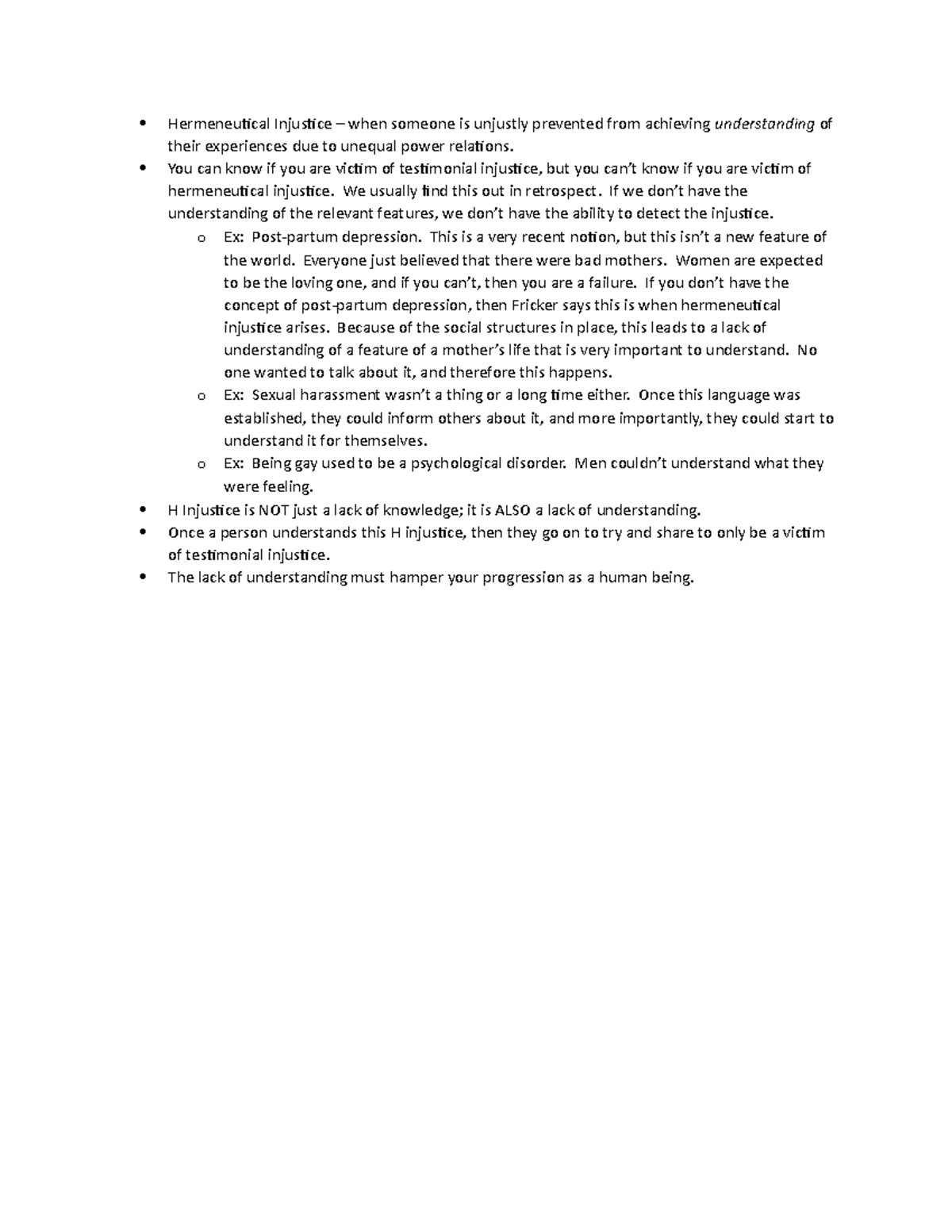 Lecture 18 - Hermeneutical injustice. Intersectionality ...