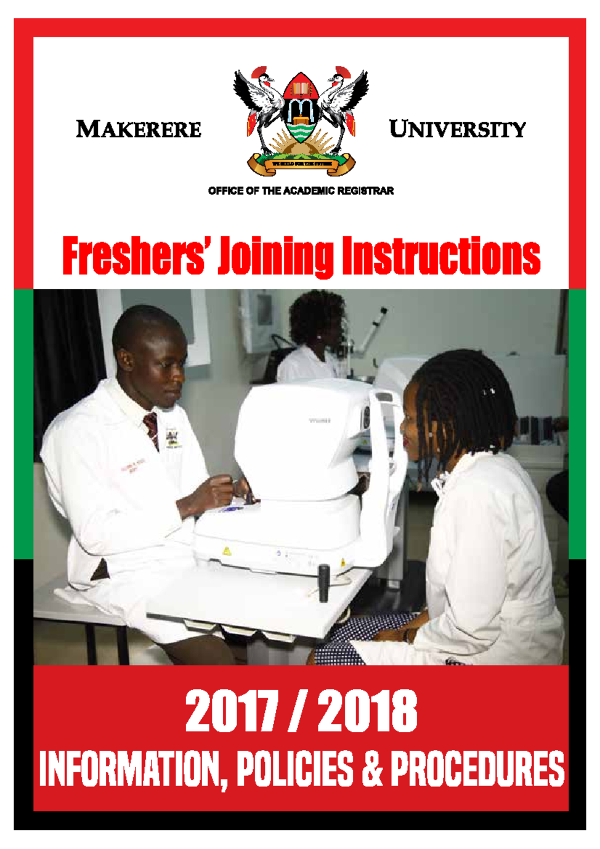 Mak Joining Instructions 2017 - At the Optometry Vision Science ...