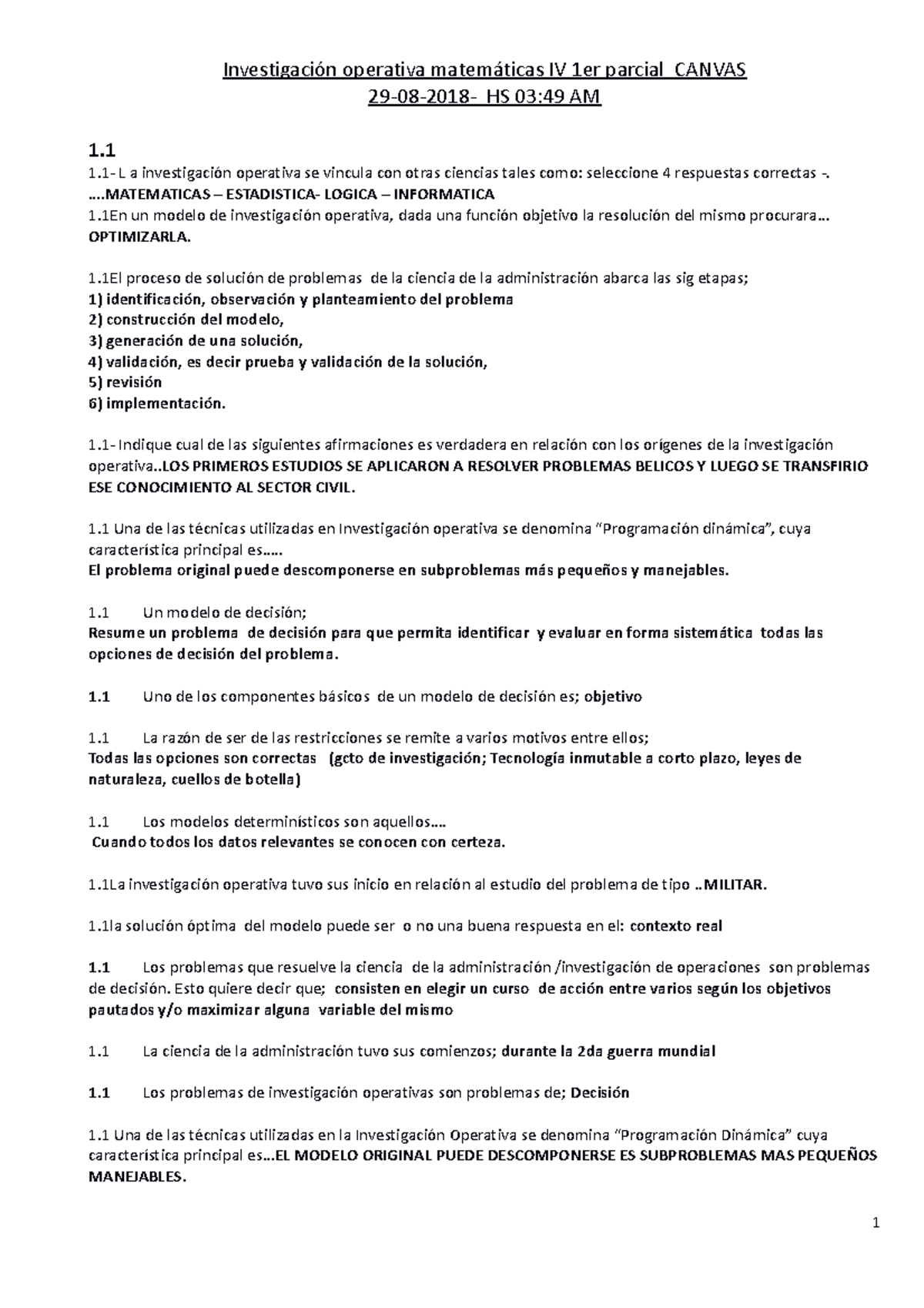 Matematicas IV Operacion Operativa preguntero 1er parcia L Canvas 29-08 ...
