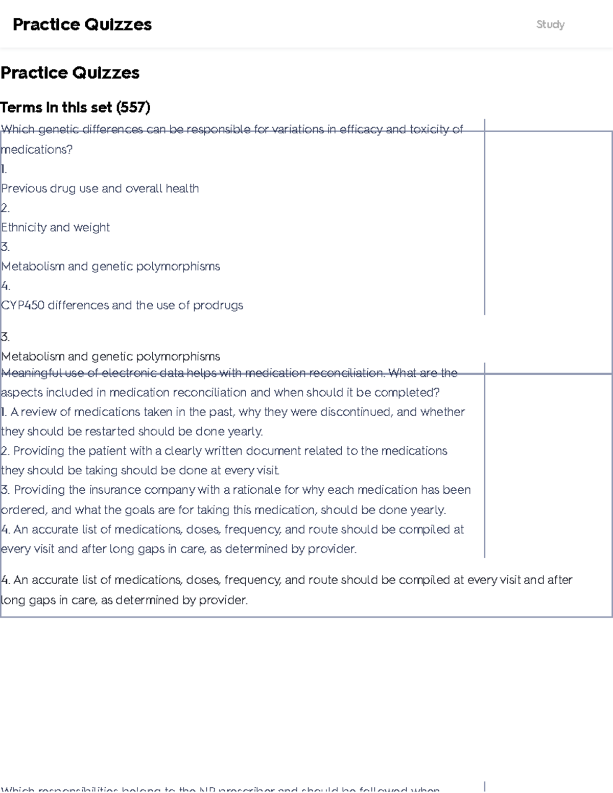 Practice Quizzes Flashcards Quizlet - Practice Quizzes Terms in this ...