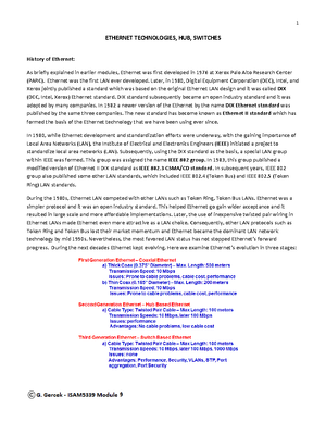 Module 1 - History of the Internet - Module 1: A Brief History of the ...