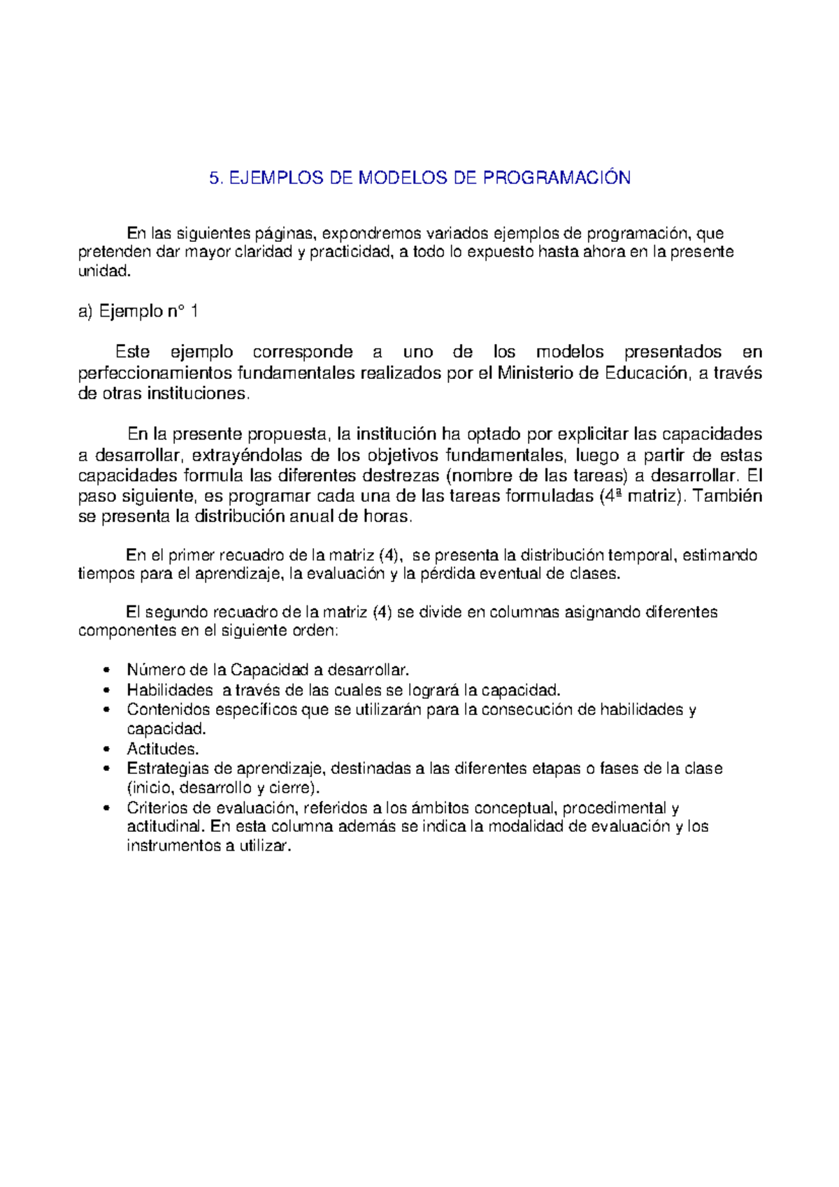 ME 6 - 5. EJEMPLOS DE MODELOS DE PROGRAMACIÓN En las siguientes páginas ...