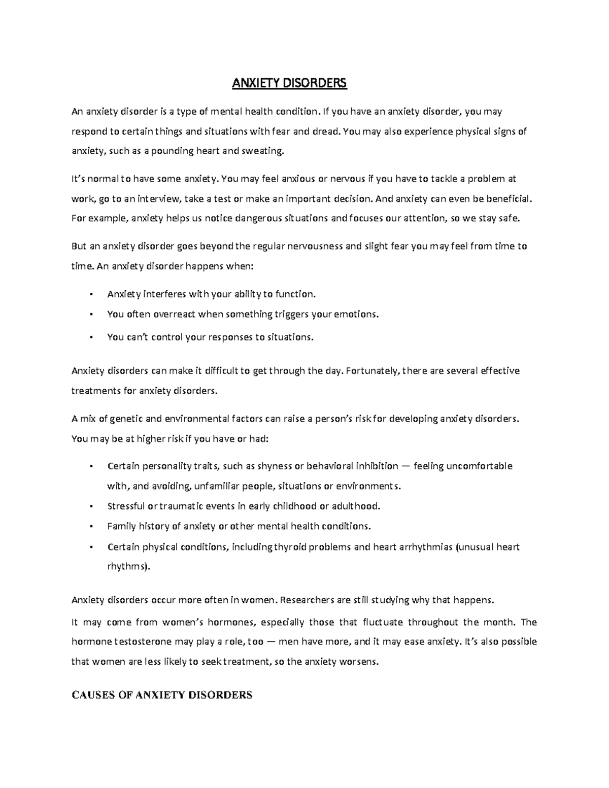 Document (4)-1 - Anxiety disorders,it's symptoms ,causes and treatment ...