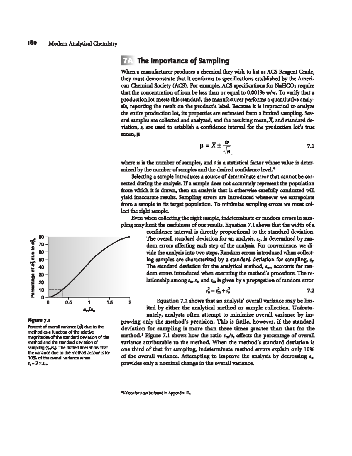 The Importance of Sampling - Analytic Chemistry - Studocu