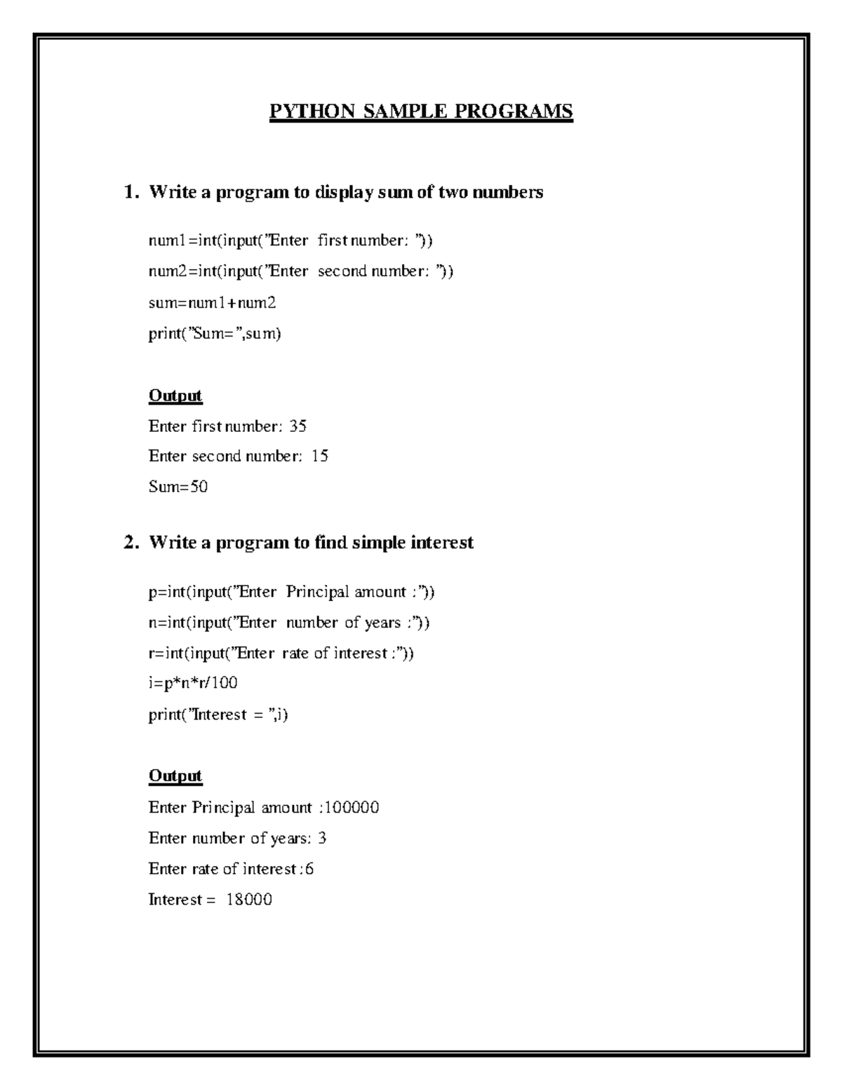 Python and it's programming chances in future - PYTHON SAMPLE PROGRAMS ...