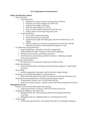 NUR 206 Exam 2 - Preoperative care, intraoperative care, post-operative ...