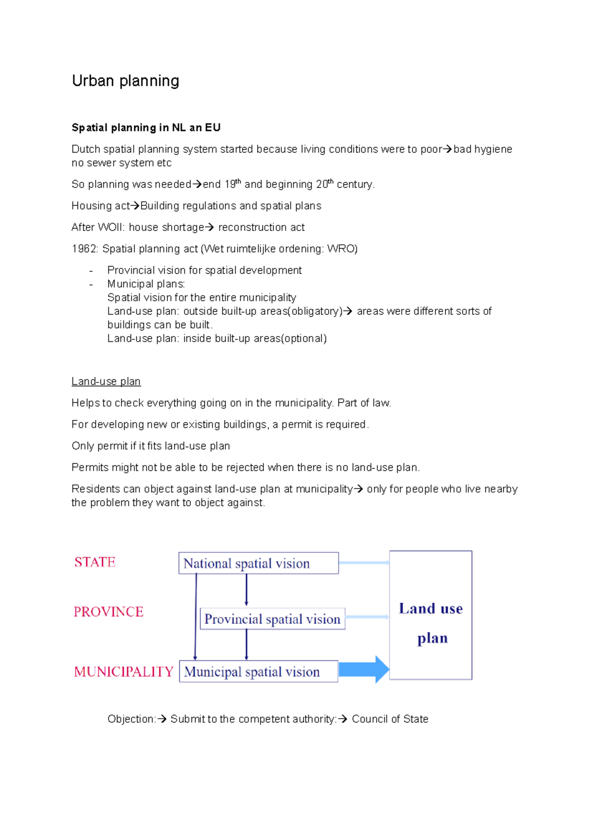 Lecture 1 - Urban planning Spatial planning in NL an EU Dutch spatial ...