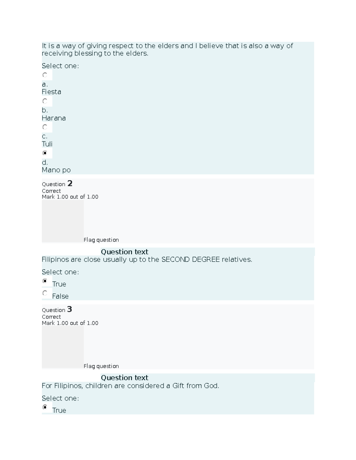 Euthenics 2 prelim 1 - free - It is a way of giving respect to the ...