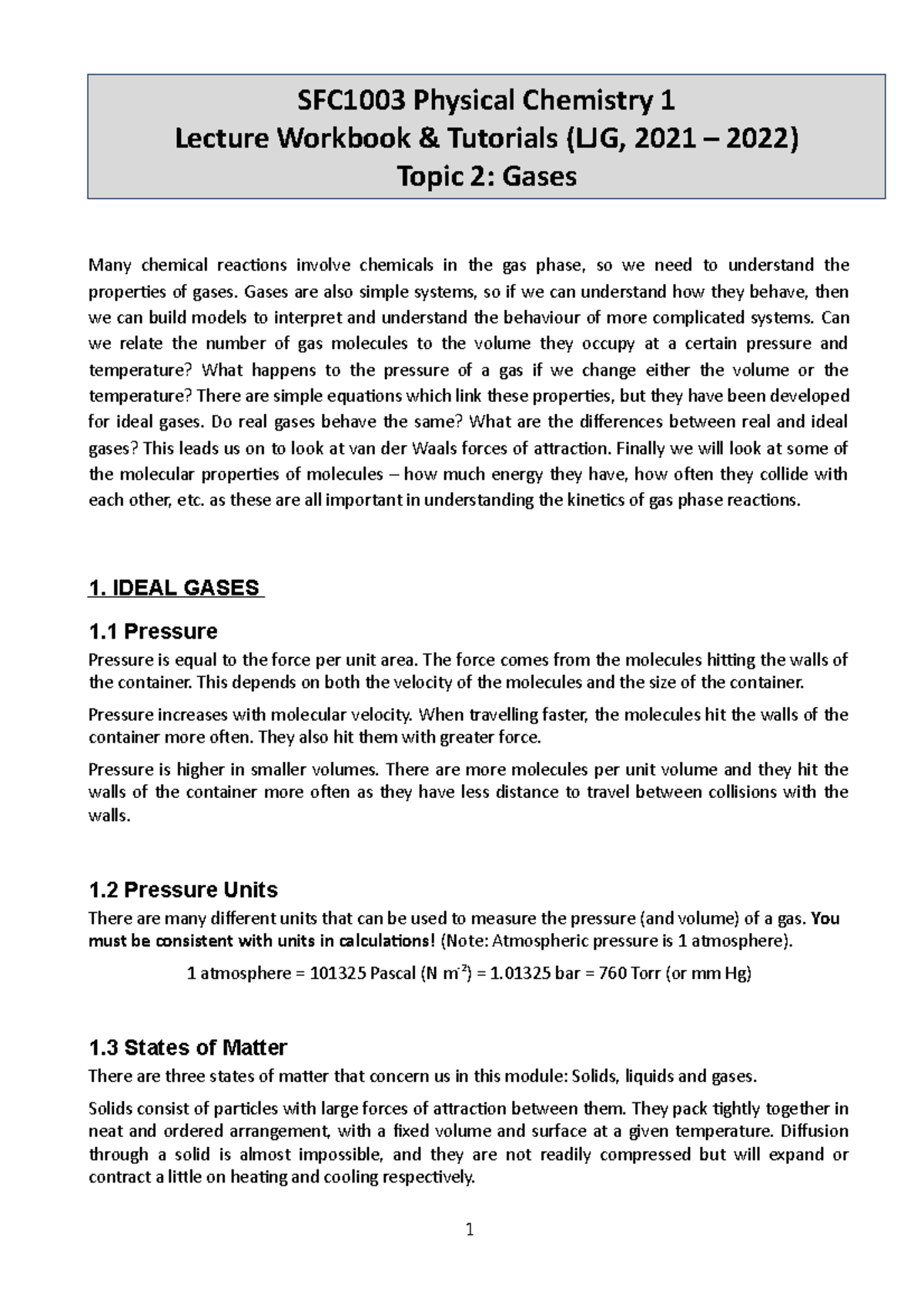 Topic 2 workbook 2021-22 - Many chemical reactions involve chemicals in ...
