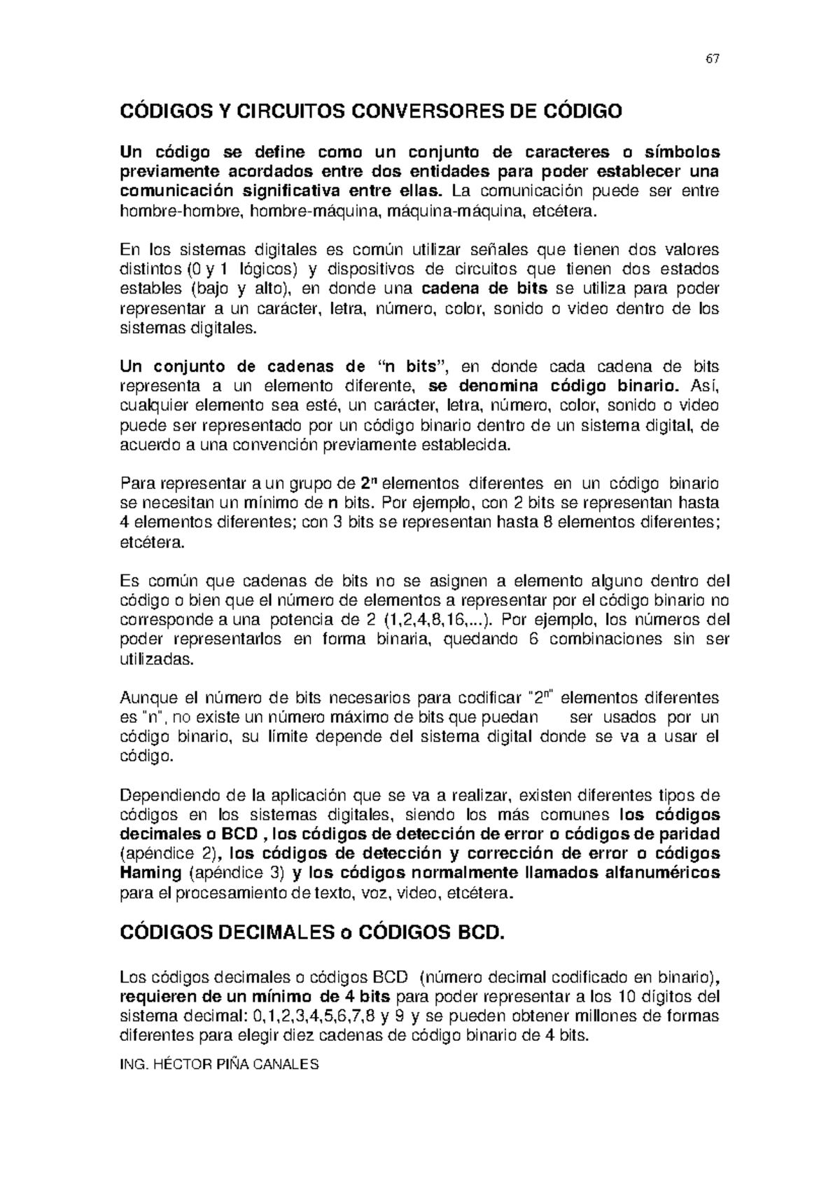 Capitu 4CODI0 - aountes - CÓDIGOS Y CIRCUITOS CONVERSORES DE CÓDIGO Un ...