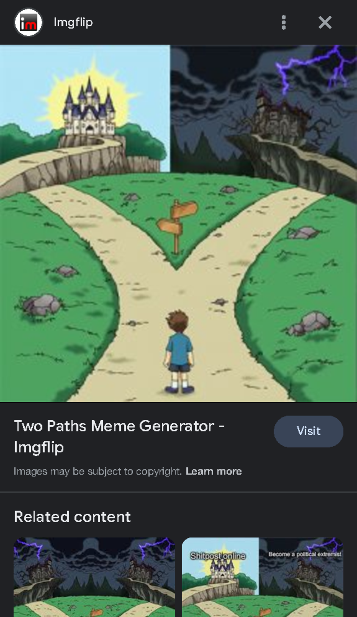 Path ways meme - Google Search - Pendidikan Islam - Imgflip Two Paths ...