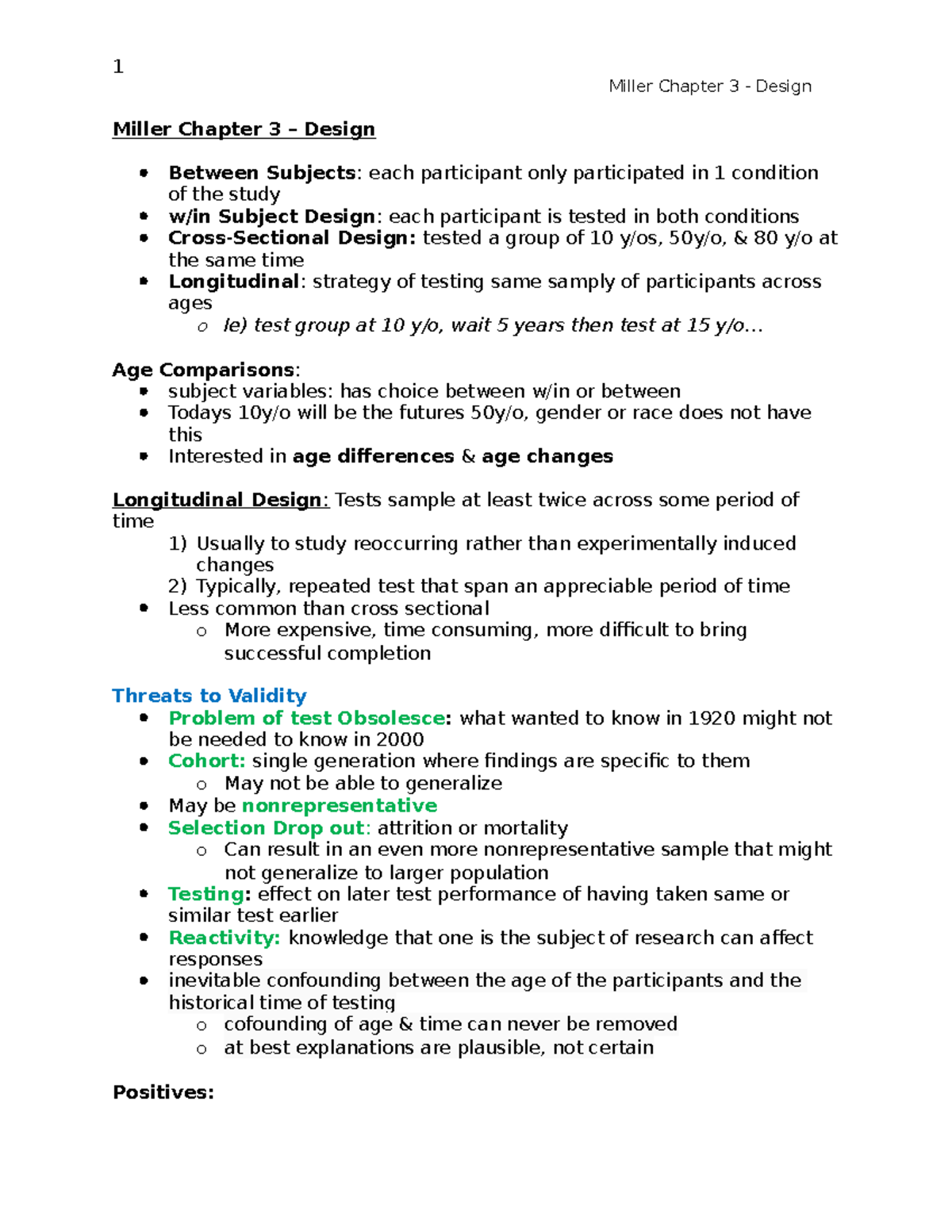 Miller Chapter 3 - Design - Miller Chapter 3 - Design Miller Chapter 3 ...