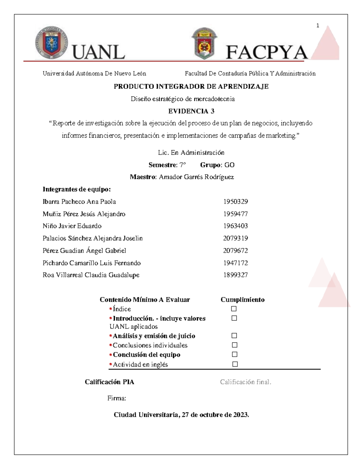 EV3 Desestimerca EQ5 - Jdjd - Universidad Autónoma De Nuevo León ...