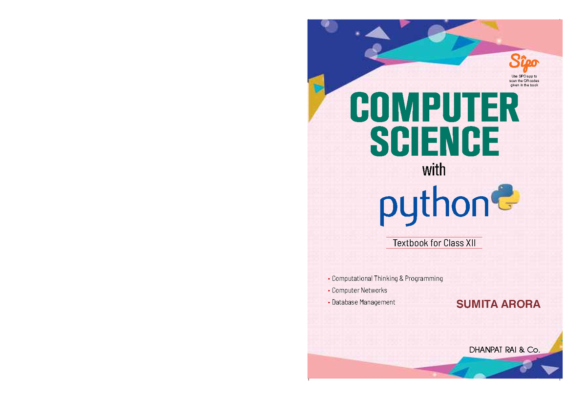 Exception Handling - SUMITA ARORA Textbook for Class XII ...