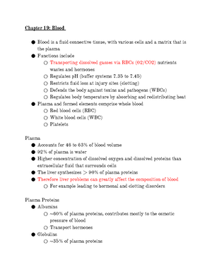 A&P II Chapter 26 Urinary - Chapter 26: The Urinary System Functions of ...