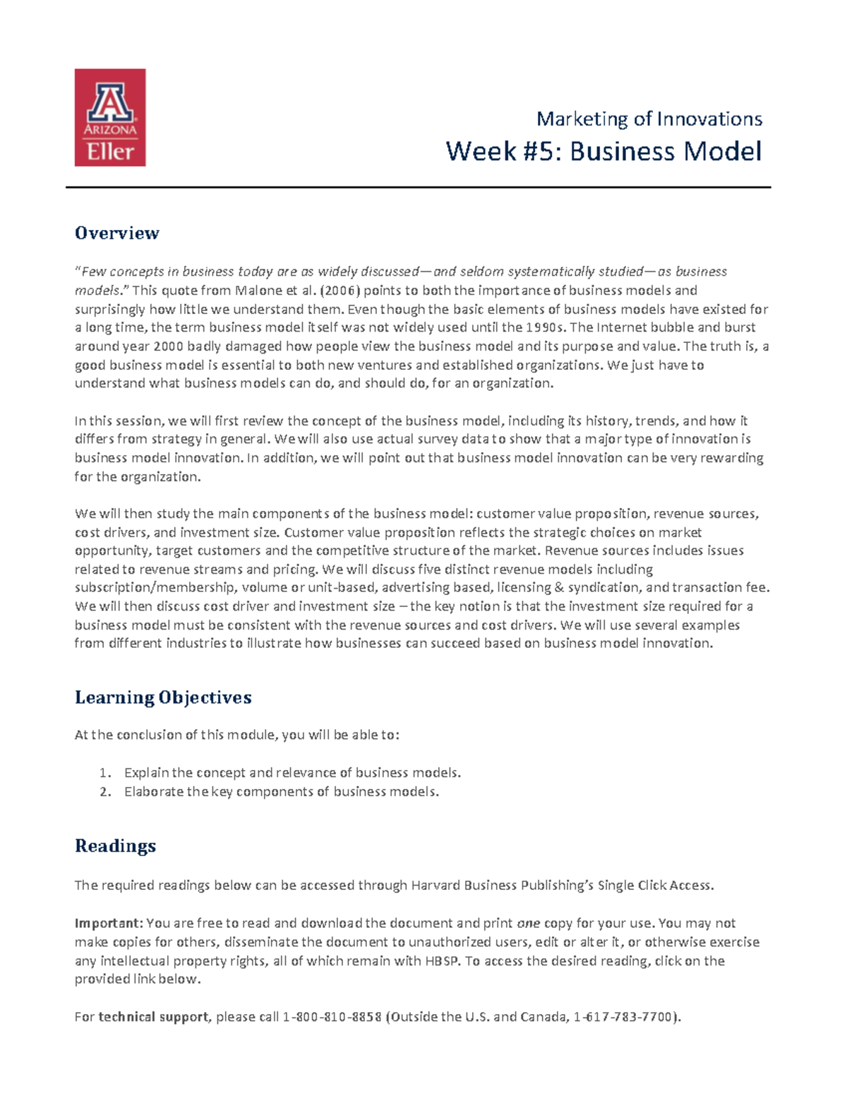O MBA MKTG 579E Week 5 Overview - Marketing of Innovations Week #5 ...