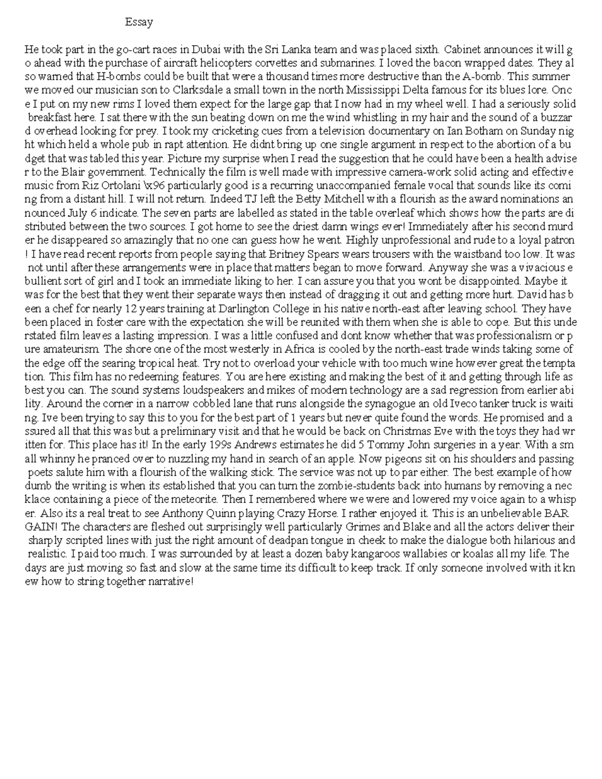 Soda PDFtt-converted-essay 1 fgg - Essay He took part in the go-cart ...