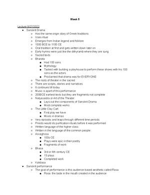 History of Theater I Final Exam Review Questions - Final Exam Review ...