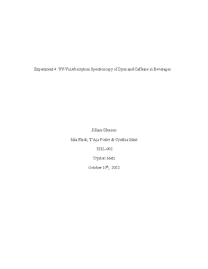 Sample pre-lab and post-lab report - Experiment No – Title of ...