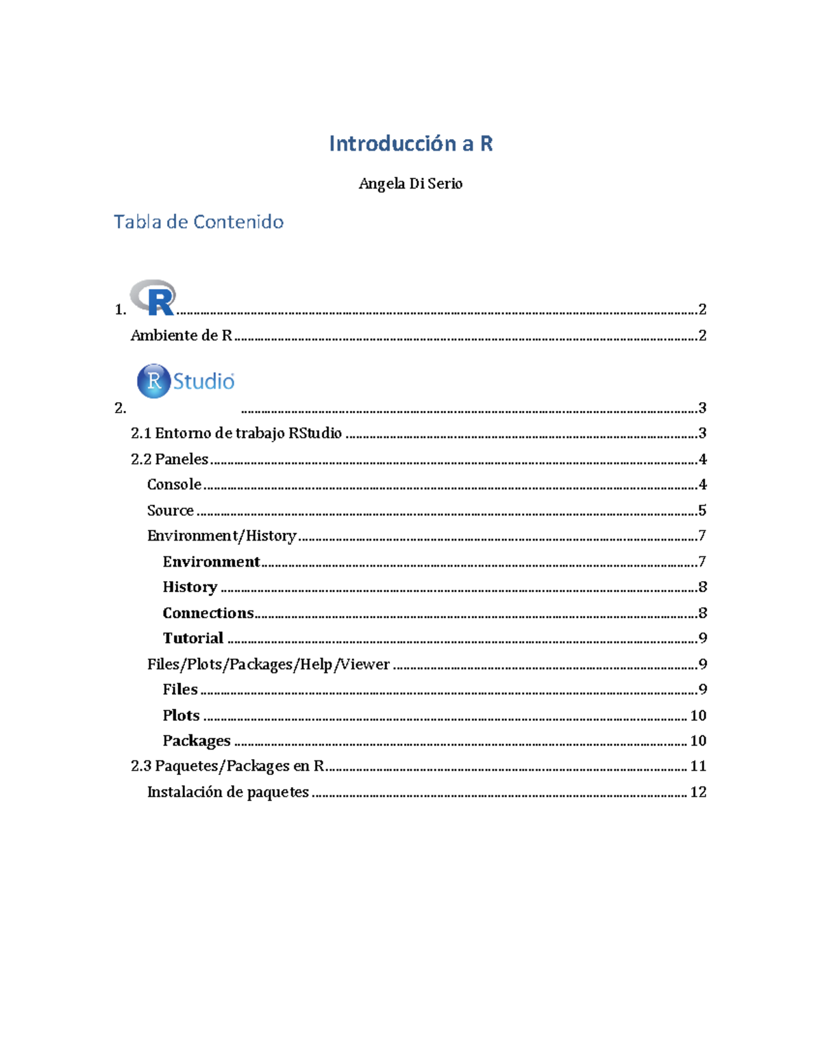 R - Ejercicio práctico de programación en R - Introducción a R Angela ...