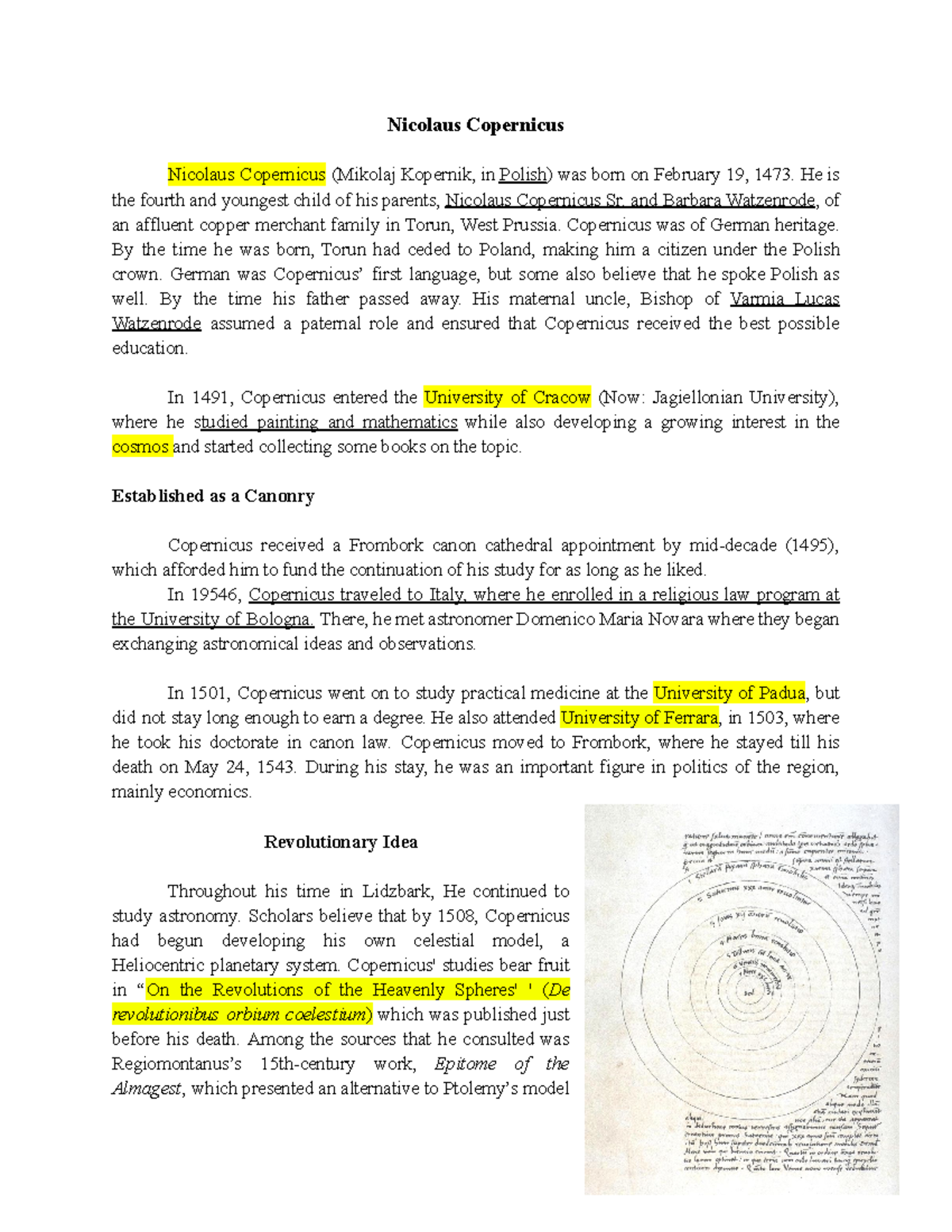 Contribution of Nicolaus Copernicus, Charles Darwin and Sigmund Freud ...