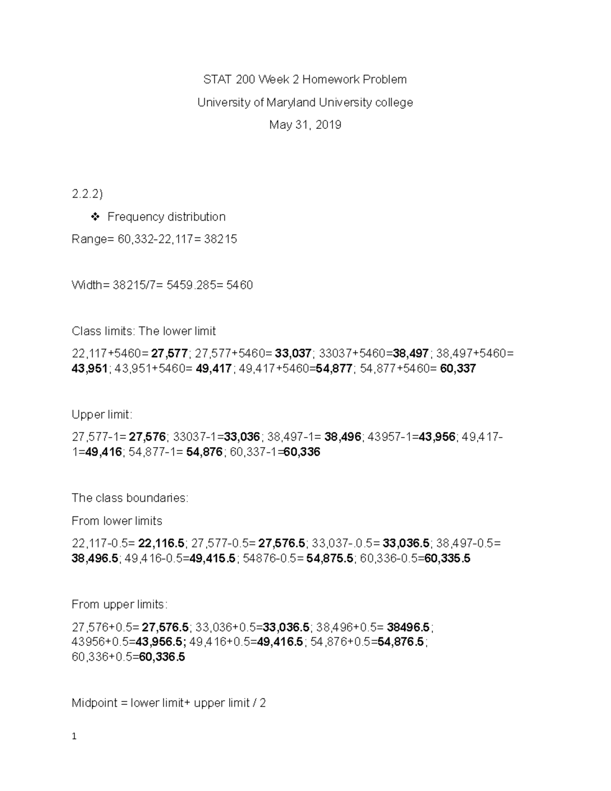 STAT 200 Week 2 homework problem - STAT 200 Week 2 Homework Problem ...