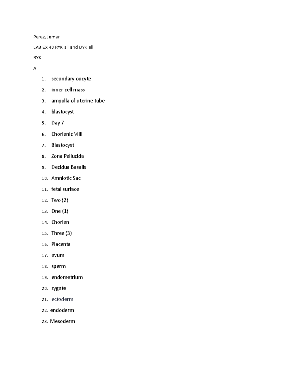 LAB EX 40 RYK all and UYK all - Perez, Jomar LAB EX 40 RYK all and UYK ...
