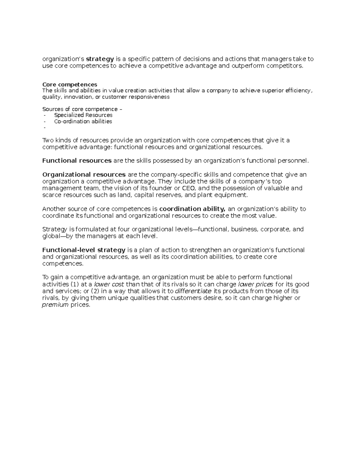 Organisational Structure and HR Alignment Book Notes - CH8 ...